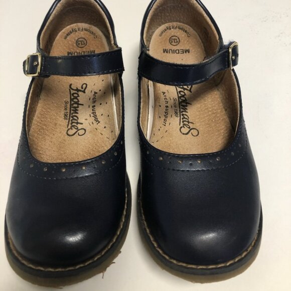 FootMates | Shoes | Footmates Navy Blue Heather Mary Jane Girls Shoes ...